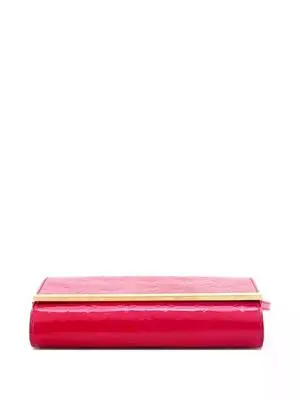 LOUIS VUITTON Monogram Vernis Ana Clutch Bag - Red