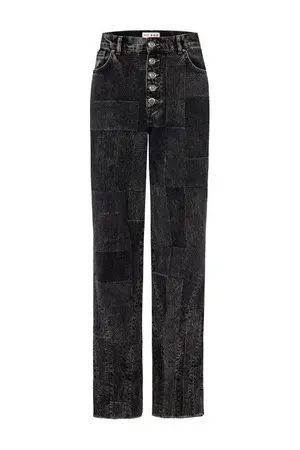 PCFG Your *itch Colorblocked Denim Pant - Black