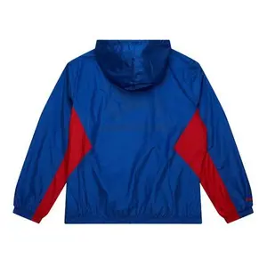 Mitchell & Ness Denver Nuggets Playmaker Full-zip Hooded Windbreaker Jacket