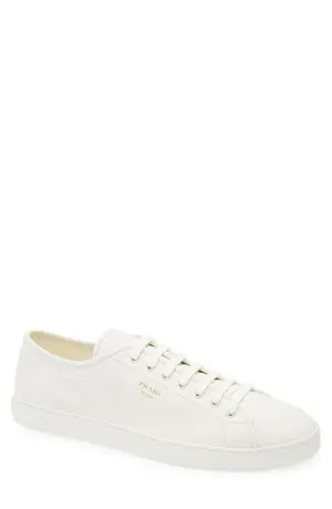 Prada Smooth Italian Calfskin Sneakers - Avorio
