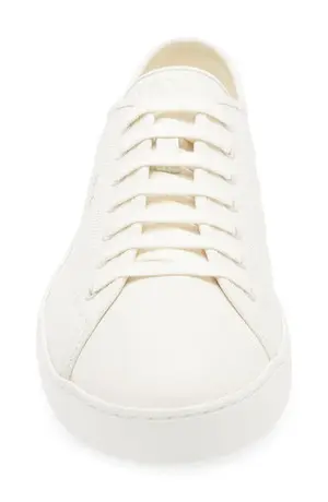 Prada Smooth Italian Calfskin Sneakers - Avorio