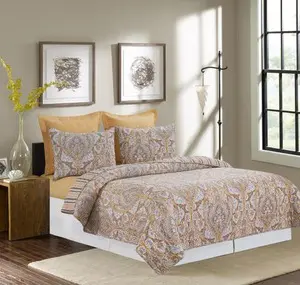C&F HOME Shay Damask Quilt Set Bedding Collection