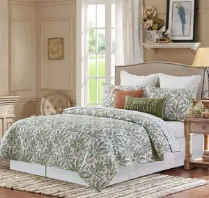 C&F HOME Lana Palms Quilt Bedding Collection - Green