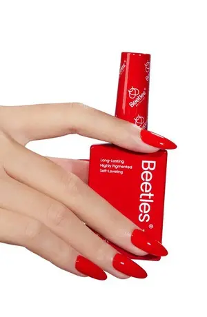 BEETLES Red Winter Gel Polish Set 6 Colors