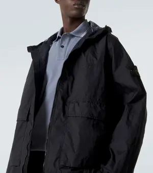 Stone Island Compass Cotton-blend Piqué Polo Shirt - Grey