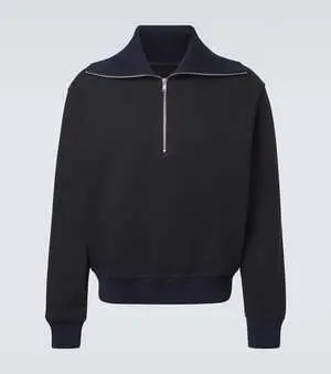 JIL SANDER Cotton Half-zip Sweatshirt