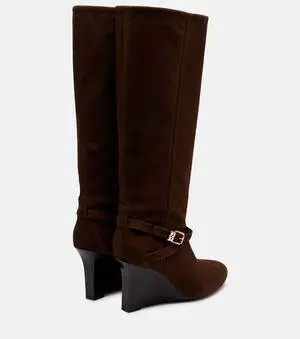 GANNI Wedge Knee-high Boots