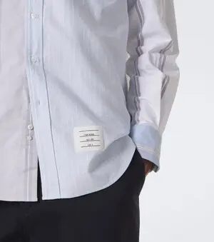 Thom Browne Striped Cotton Shirt - Multicoloured