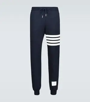 Thom Browne 4-bar Cotton Sweatpants - Blue