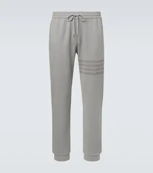 Thom Browne 4-bar Cotton Sweatpants - Grey