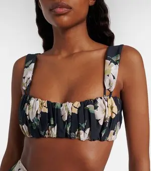 MONTCE Victoria Liz Floral Bikini Top - Multicoloured