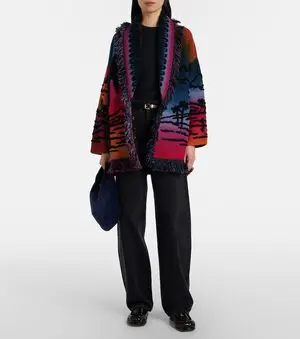 Alanui Sunset Stories Cashmere-blend Cardigan - Multicoloured