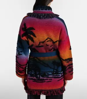 Alanui Sunset Stories Cashmere-blend Cardigan - Multicoloured