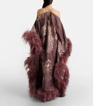 TALLER MARMO Sza Sza Bloom Fil Coupé Kaftan