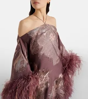 TALLER MARMO Sza Sza Bloom Fil Coupé Kaftan