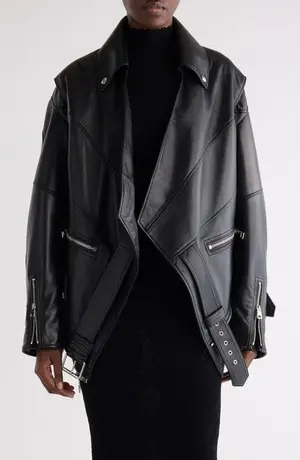 Givenchy Upside-down Leather Jacket