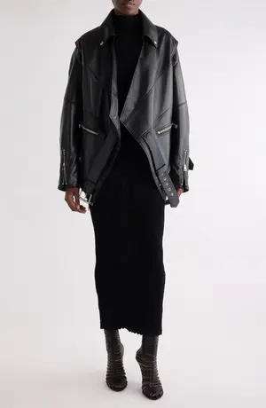 Givenchy Upside-down Leather Jacket