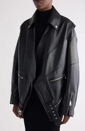 Givenchy Upside-down Leather Jacket