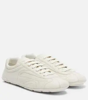 Prada Re-edition 2005 Leather Sneakers - White