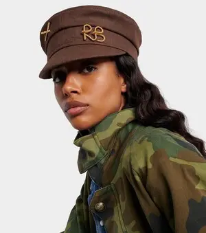 Ruslan Baginskiy Linen Canvas Newsboy Hat