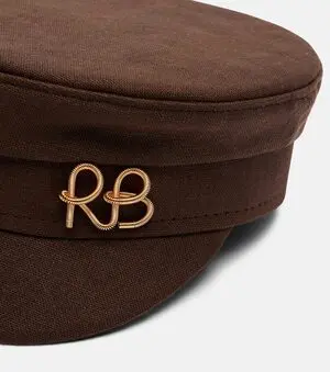 Ruslan Baginskiy Linen Canvas Newsboy Hat