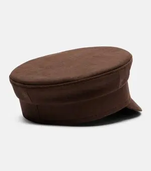 Ruslan Baginskiy Linen Canvas Newsboy Hat