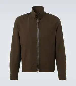 TOM FORD Wool, Cashmere, And Silk Blouson Jacket