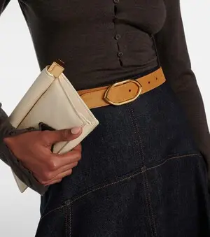 Jacquemus Calisson Suede Belt - Brown