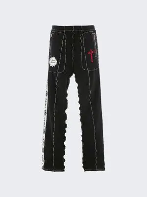 SAINT MXXXXXX X A Love Movement Sweatpants - Black