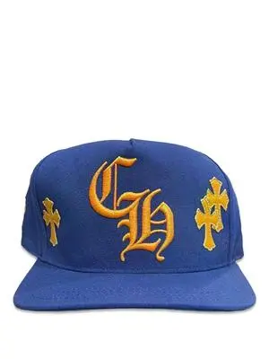 Chrome Hearts Cross Patch Baseball Cap - Blue