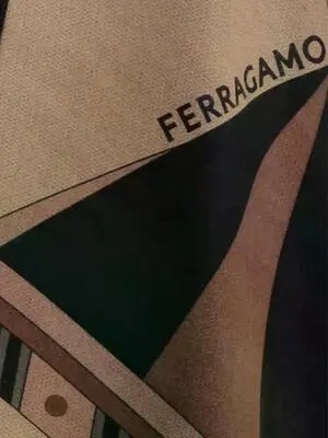 FERRAGAMO Reversible Geometric Cape