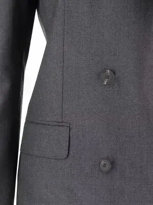 Tagliatore Peaked Lapels Double-breasted Jacket - Grey