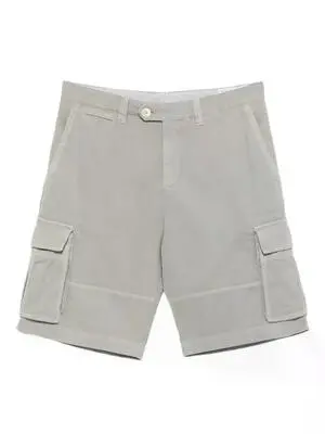 Brunello Cucinelli Cotton Cargo Shorts - C6018 Khaki