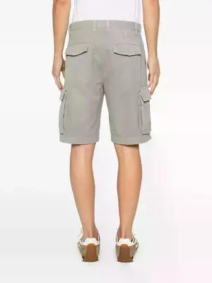 Brunello Cucinelli Cotton Cargo Shorts - C6018 Khaki