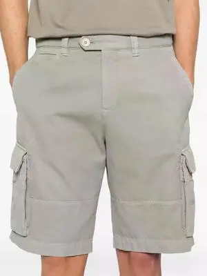 Brunello Cucinelli Cotton Cargo Shorts - C6018 Khaki