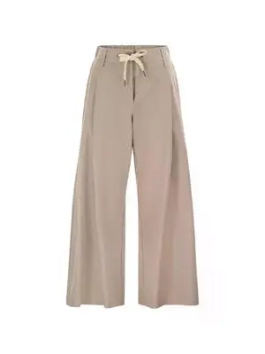 Brunello Cucinelli Drawstring Trousers - Neutrals