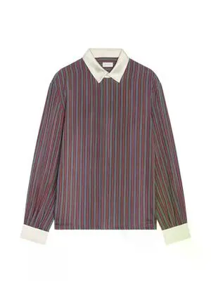 Dries Van Noten Contrast Striped Shirt