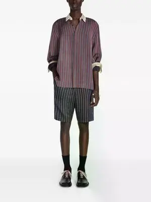 Dries Van Noten Contrast Striped Shirt
