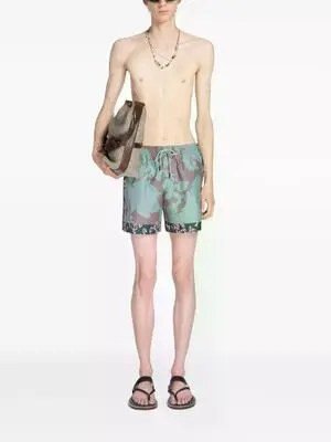 Dries Van Noten Printed Swim Shorts