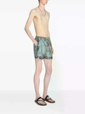 Dries Van Noten Printed Swim Shorts