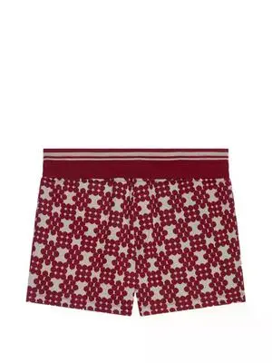 Dries Van Noten Ribbed Jacquard Shorts