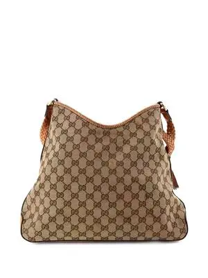 Gucci Marrakech Gg Canvas Medium Hobo Bag