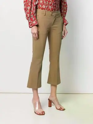 DONDUP Classic Cropped Flared Trousers