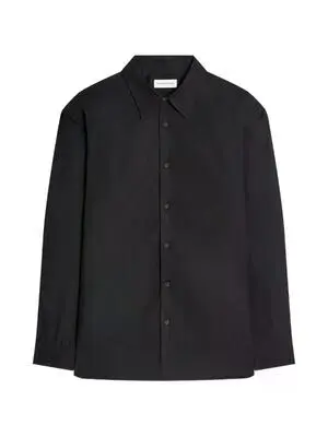 Dries Van Noten Loose Cotton Shirt - Black