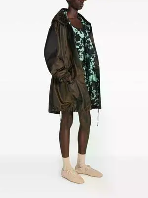 Dries Van Noten Changeant Hooded Parka