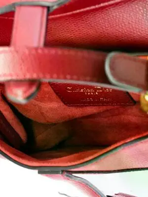 Dior Saddle Handbag Leather Mini Shoulder Bag