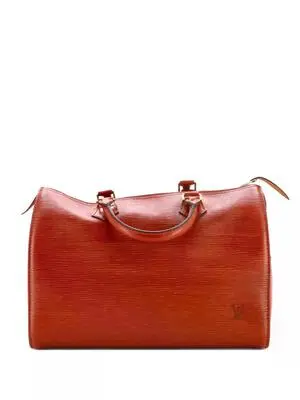 LOUIS VUITTON Speedy Handbag Epi Leather 30 Satchel - Brown