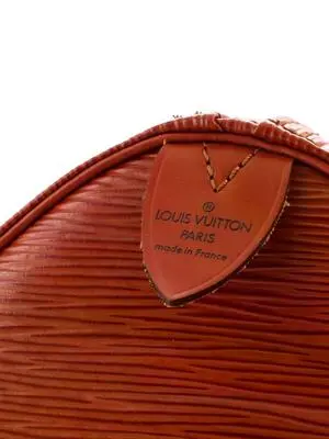 LOUIS VUITTON Speedy Handbag Epi Leather 30 Satchel - Brown