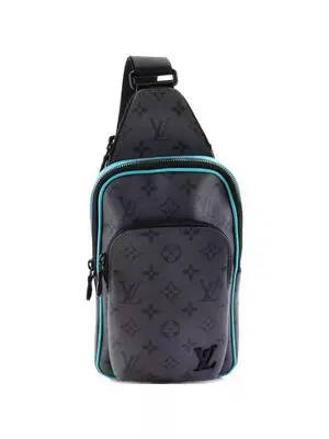 LOUIS VUITTON Avenue Sling Bag Nm Reverse Monogram Eclipse Canvas