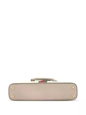 Gucci Ophidia Dome Top Handle Gg Coated Canvas Satchel